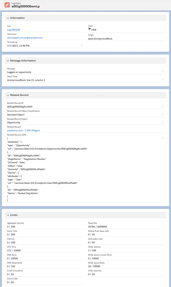 Joys Of Apex: Advanced Logging Using Nebula Logger